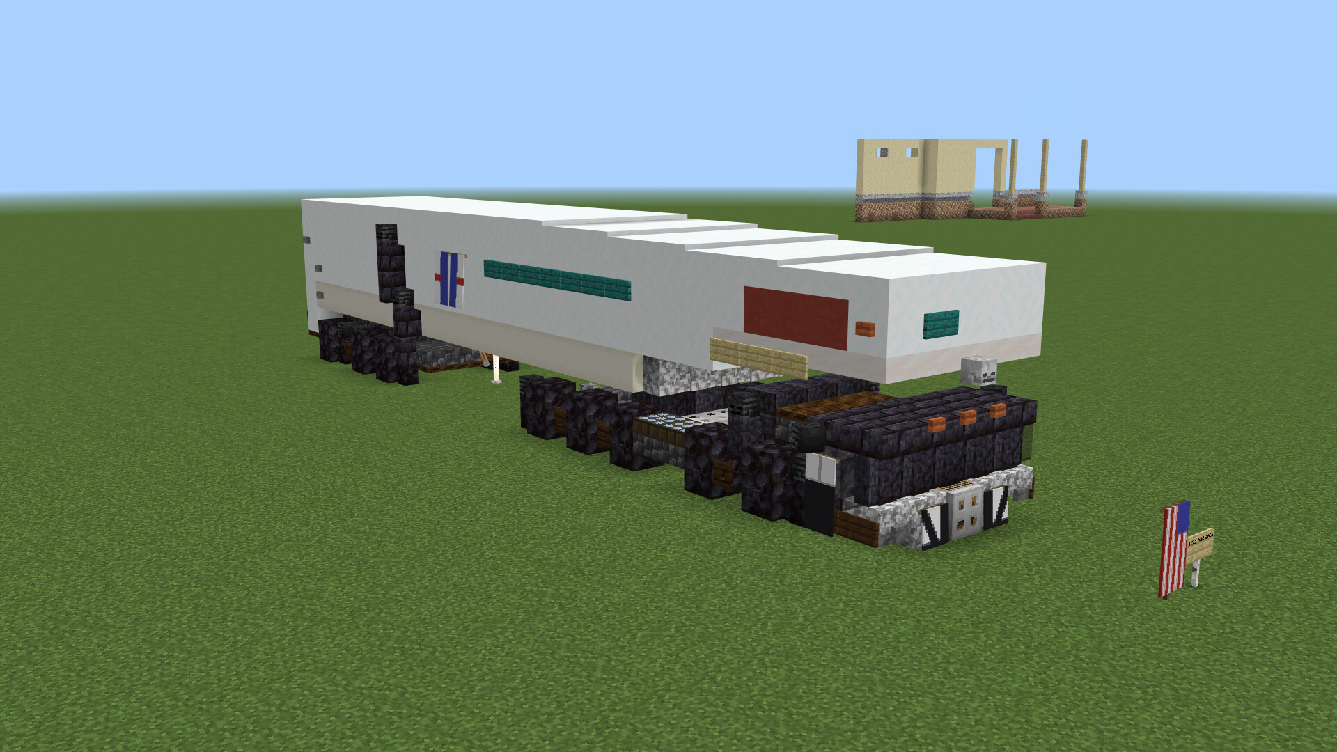 1.5:1 USAF ICBM Transport Truck, GMC 6066 1960's V12 Minecraft Map