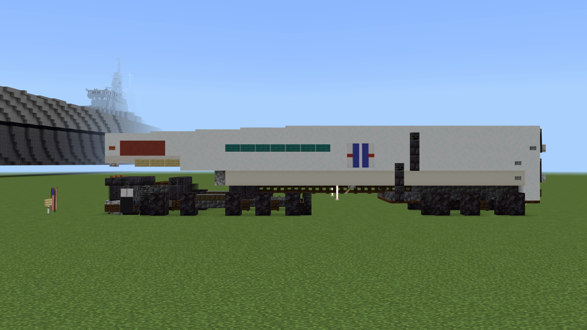 1.5:1 USAF ICBM Transport Truck, GMC 6066 1960's V12 Minecraft Map