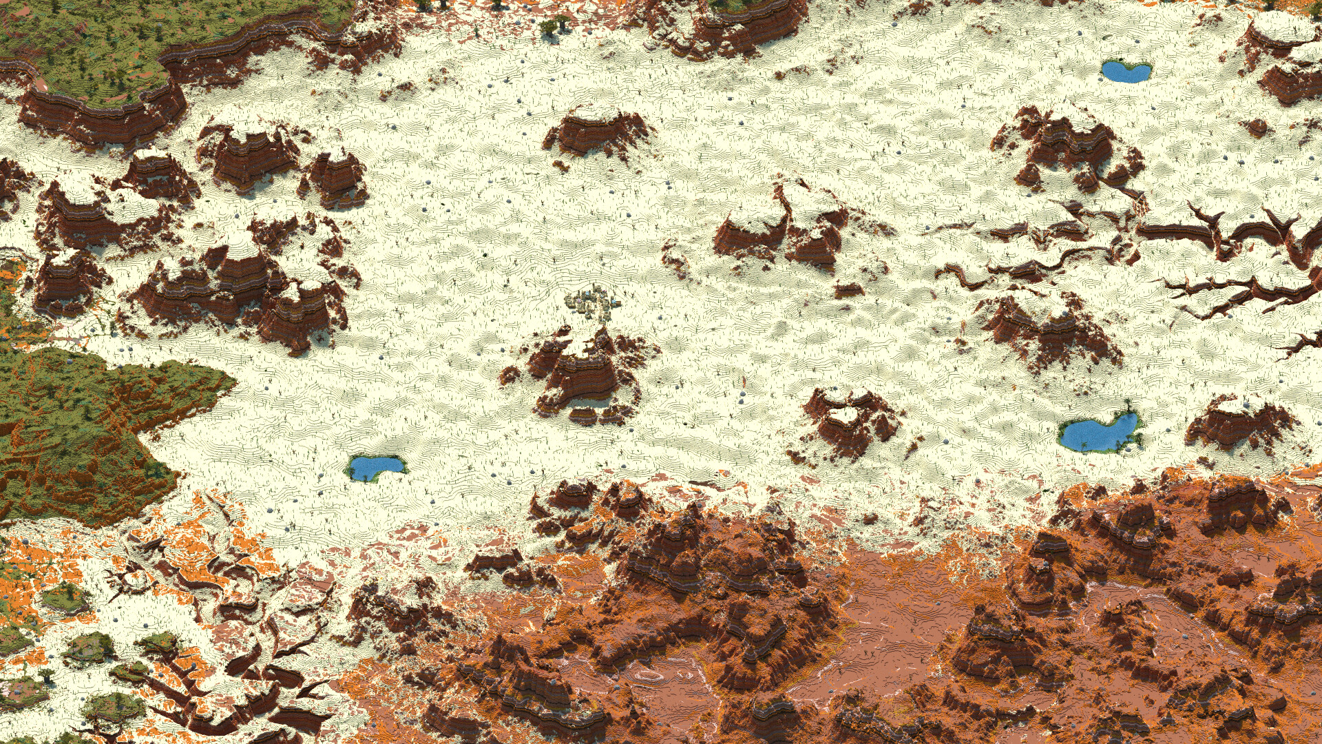 Badlands update | Concept minecraft 1.20 | [3000x3000] World painter ...