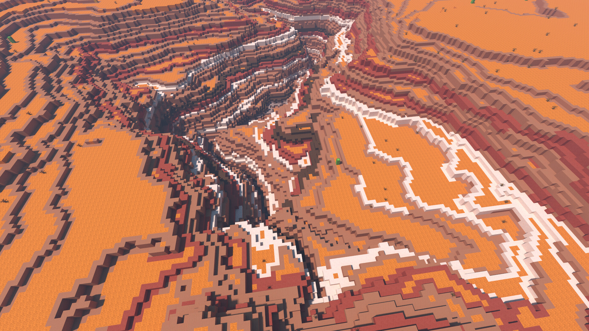 Worldpainter dent brush pack canyons Minecraft Map