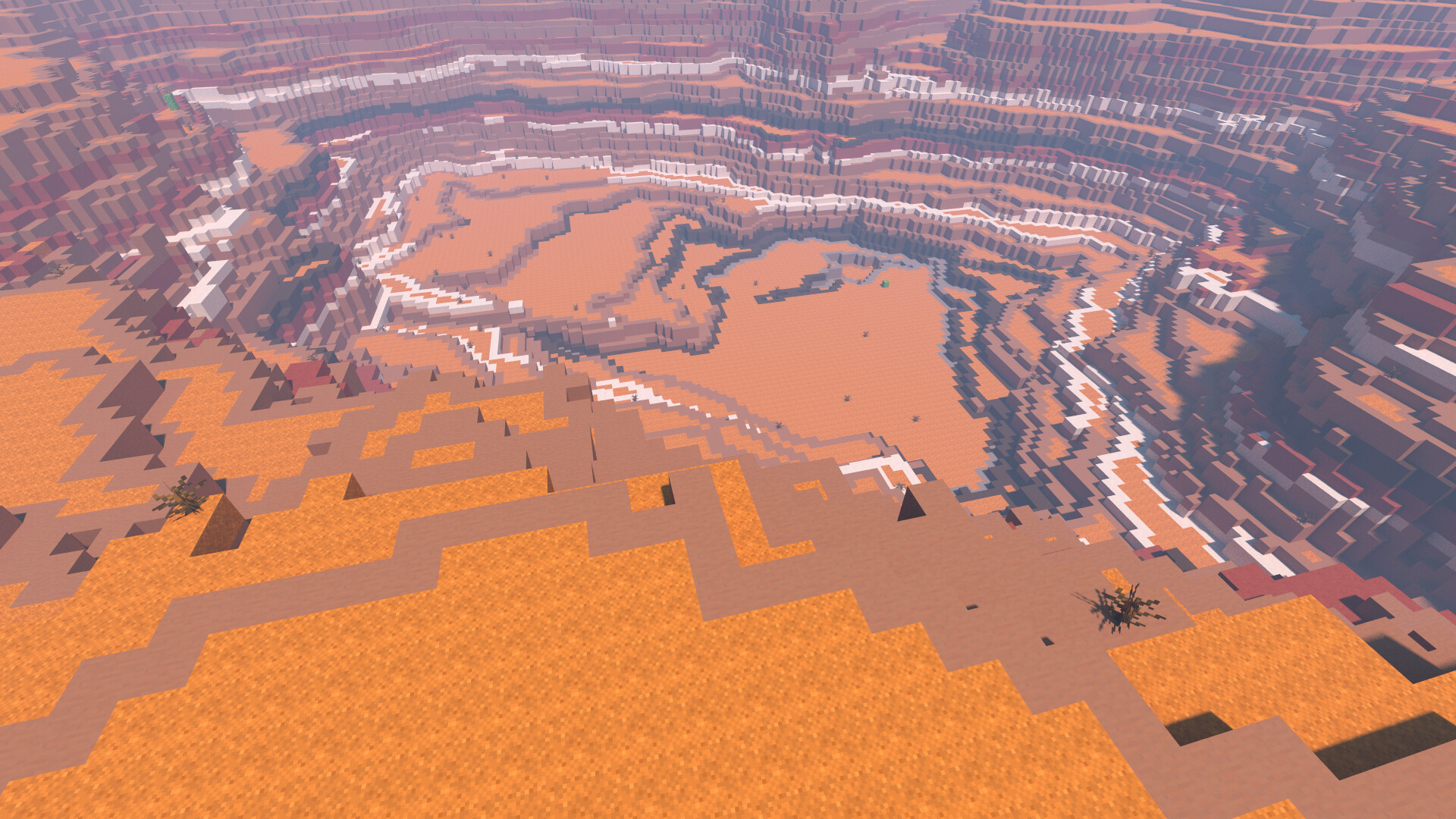 Worldpainter dent brush pack canyons Minecraft Map
