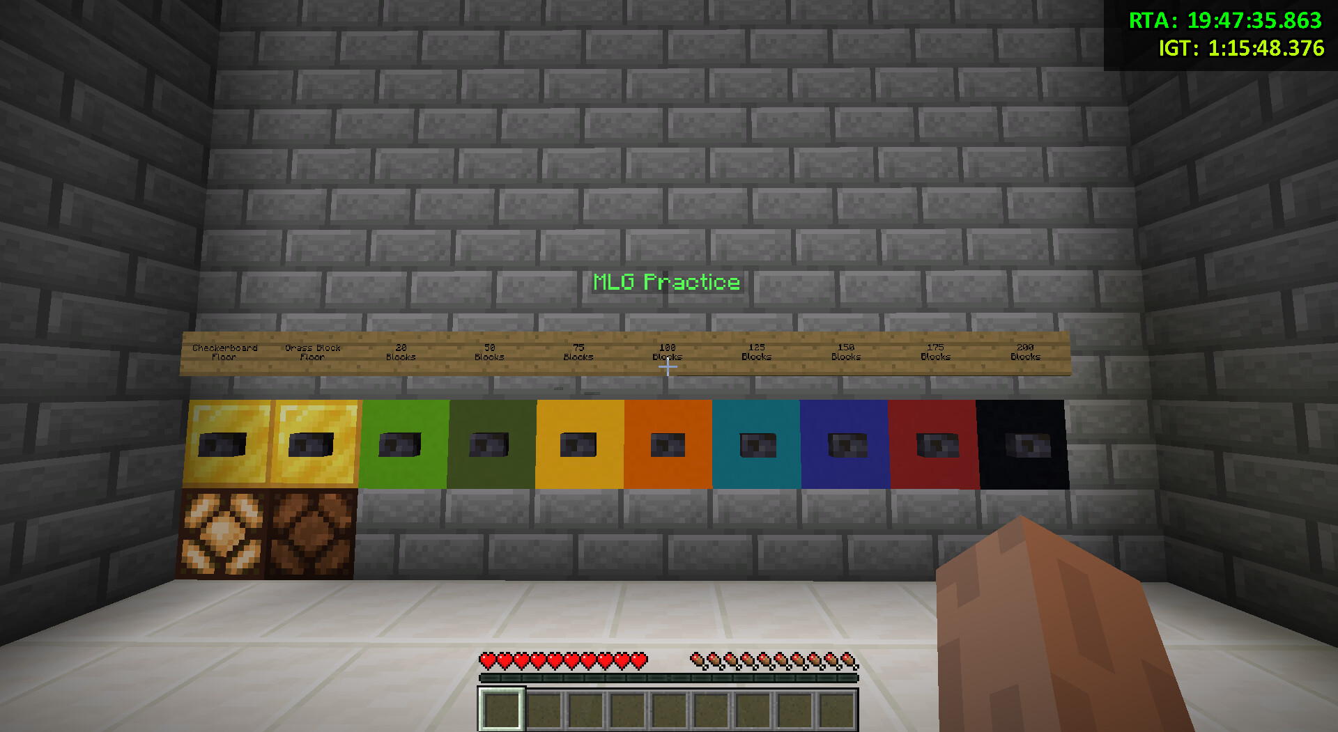 The Master 11 Speedrun Practice Map Minecraft Map