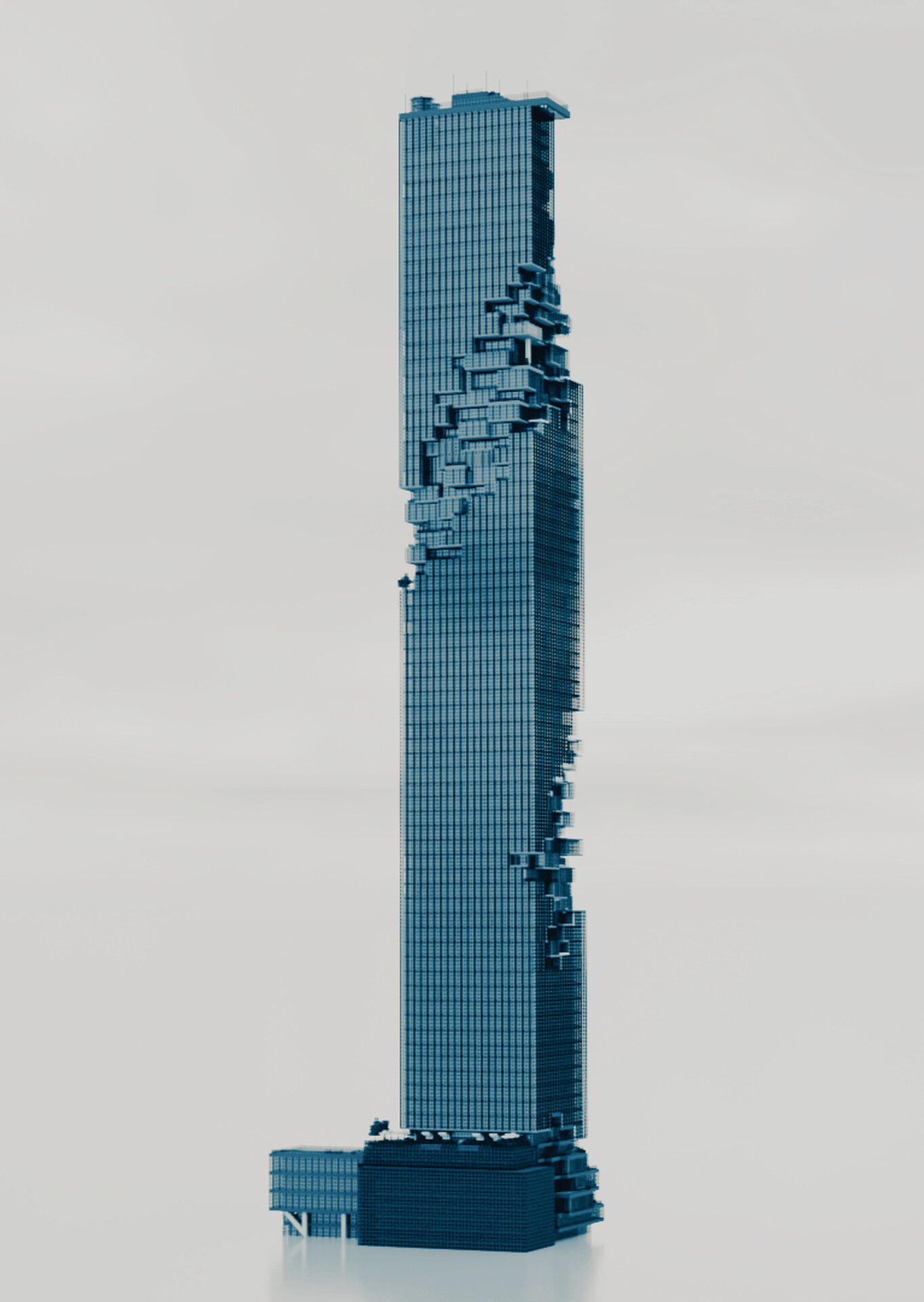 King Power Mahanakhon tower Minecraft Map