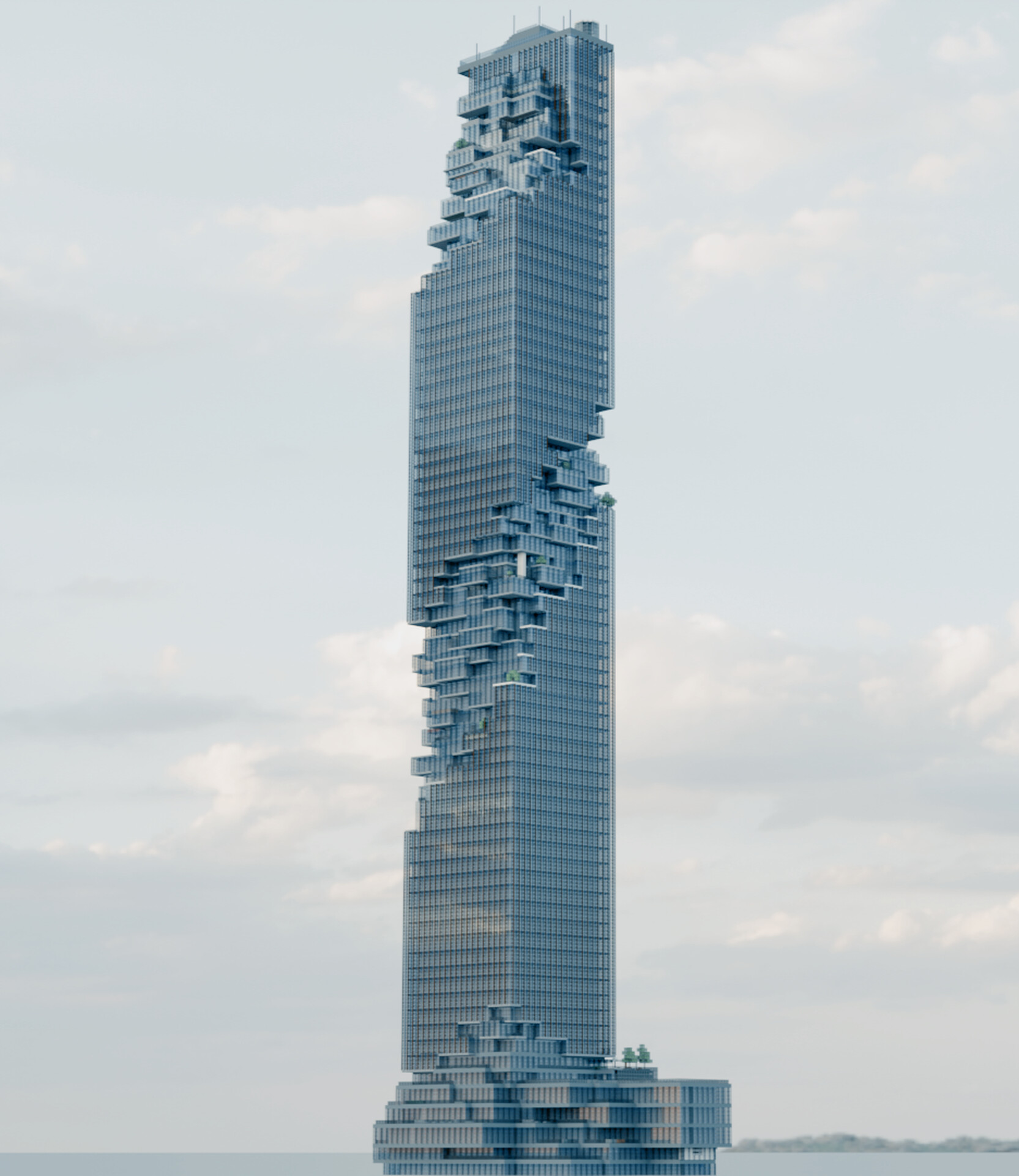 King Power Mahanakhon tower Minecraft Map