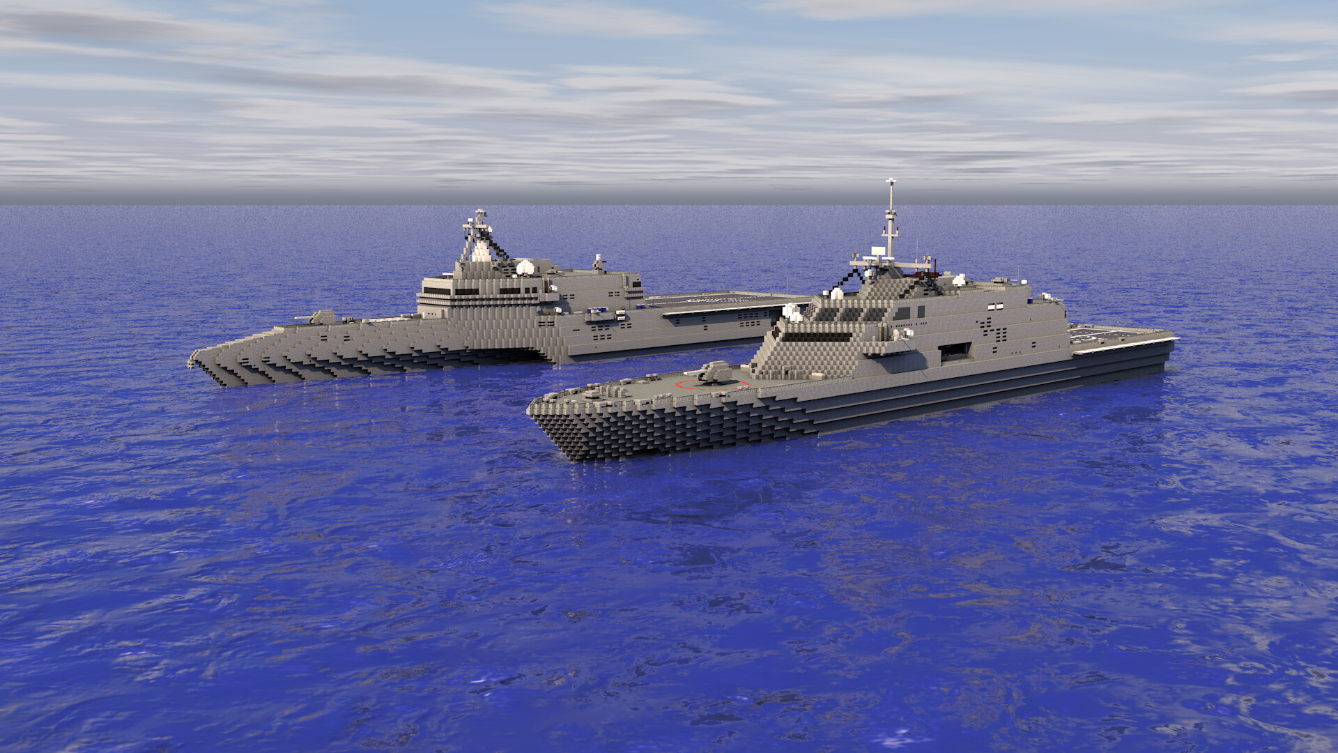 Two Littoral Combat Ships Done Minecraft Map
