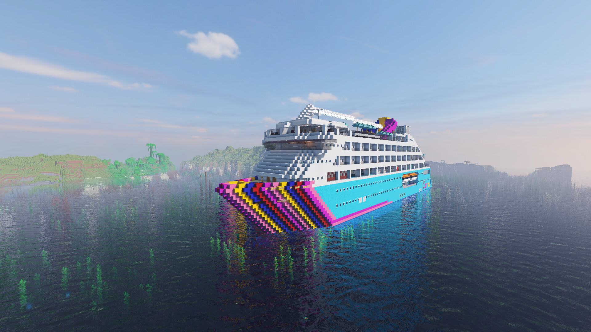 Cruise Ship I Built in 2018 Minecraft Map