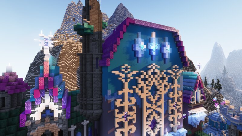 School of Magic - Septentria & the Aurora crystal Minecraft Map