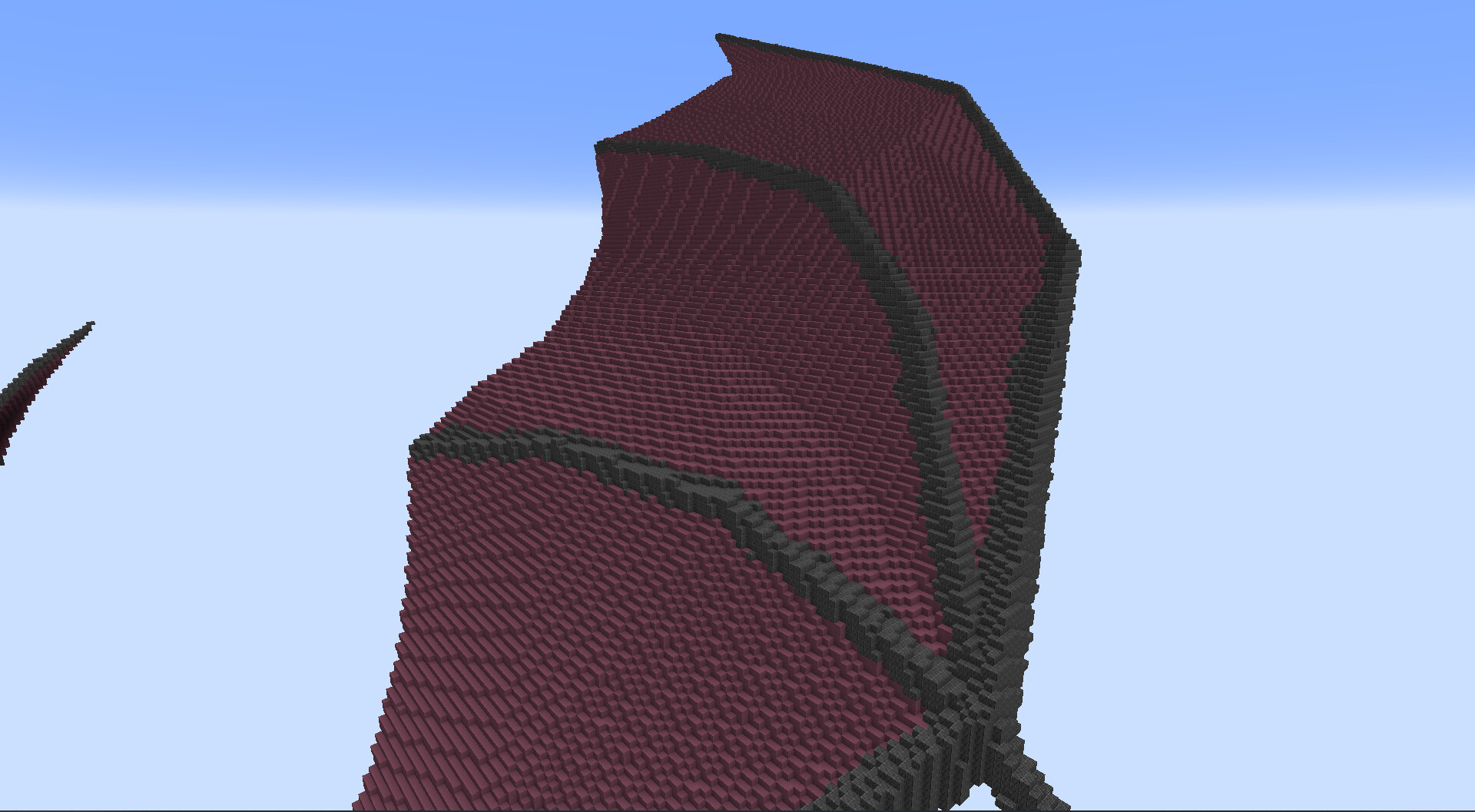 The halberd from Kirby Minecraft Map