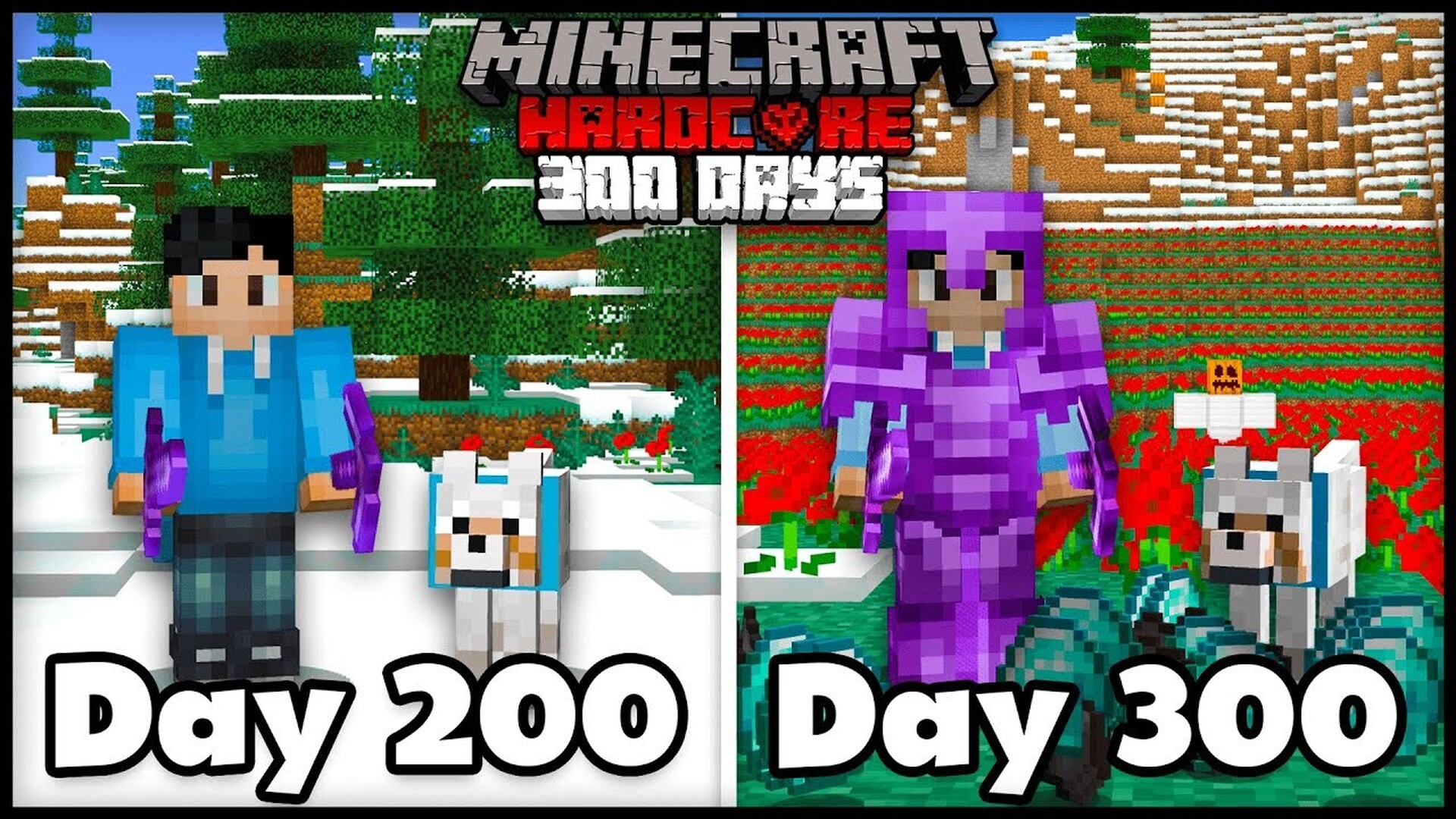 Best 500 Days World Minecraft Map