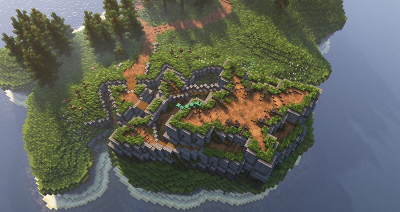Union Stone Fortress / Star fort Minecraft Map