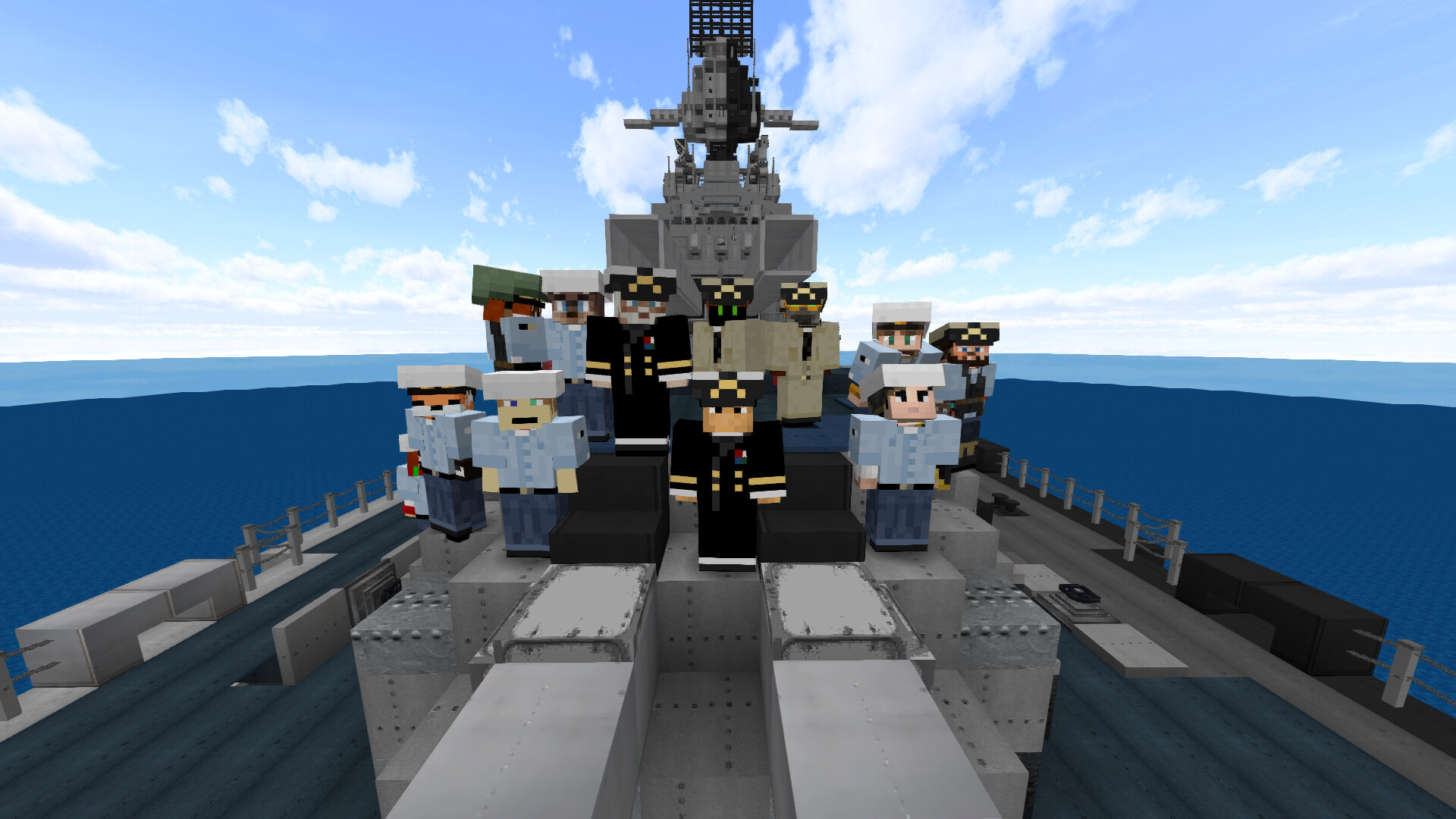 USS Maryland BB-46 Colorado-Class Battleship Minecraft Map