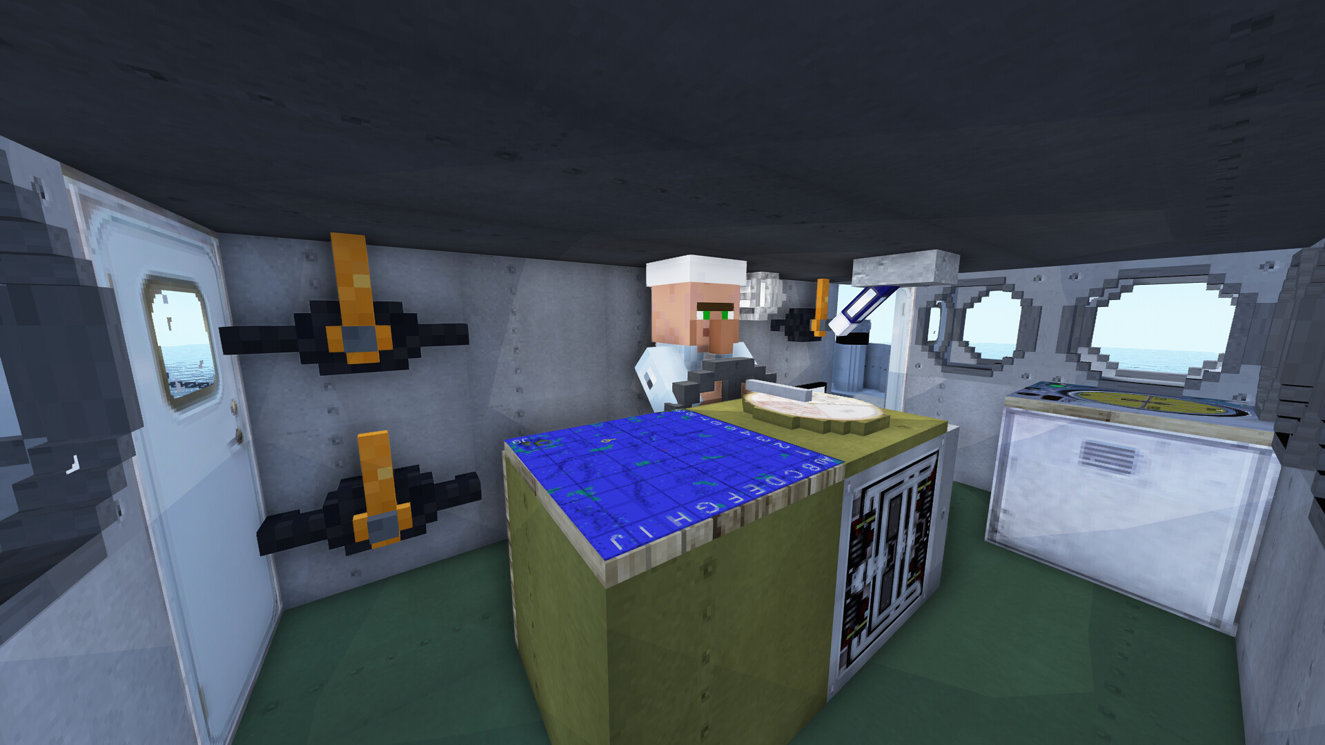 USS Maryland BB-46 Colorado-Class Battleship Minecraft Map