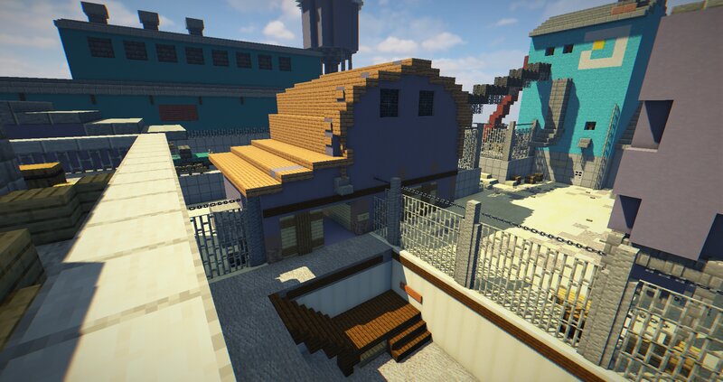 ctf_2fort in Minecraft - Team Fortress 2 Minecraft Map