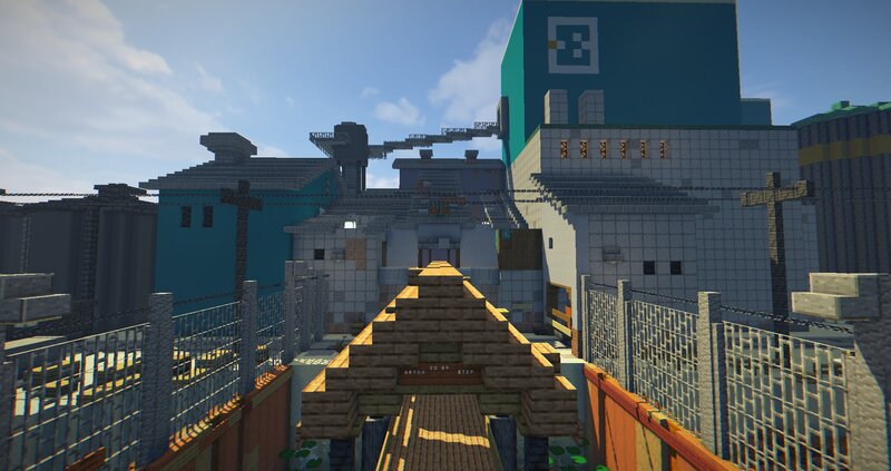 ctf_2fort in Minecraft - Team Fortress 2 Minecraft Map
