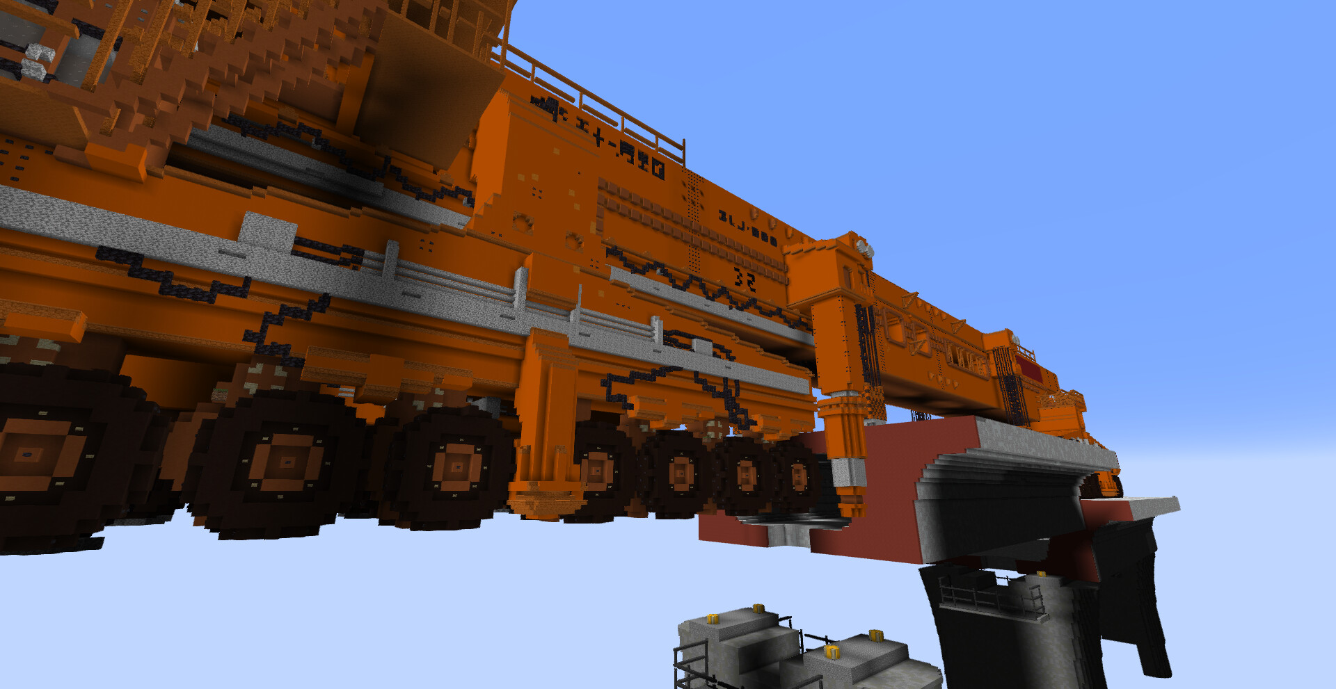 SLJ900/32 bridge laying machine + download Minecraft Map