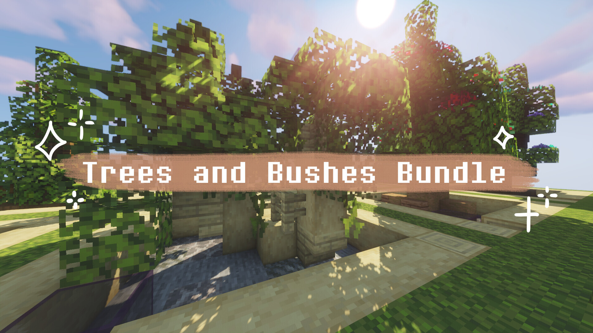 Trees and Bushes Bundle [1.18.2] Minecraft Map