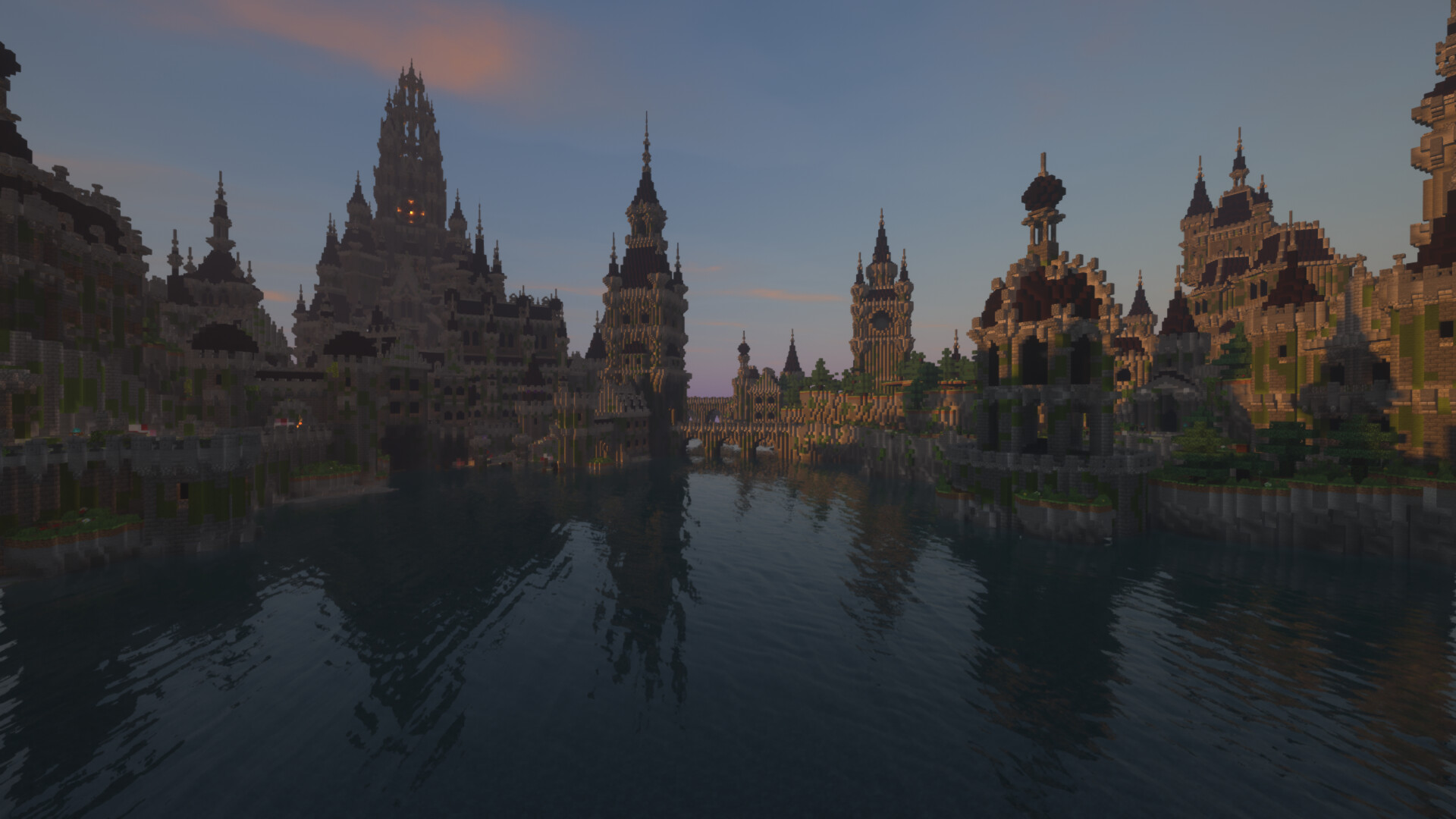 The Damned City / Medieval Gothic City Minecraft Map