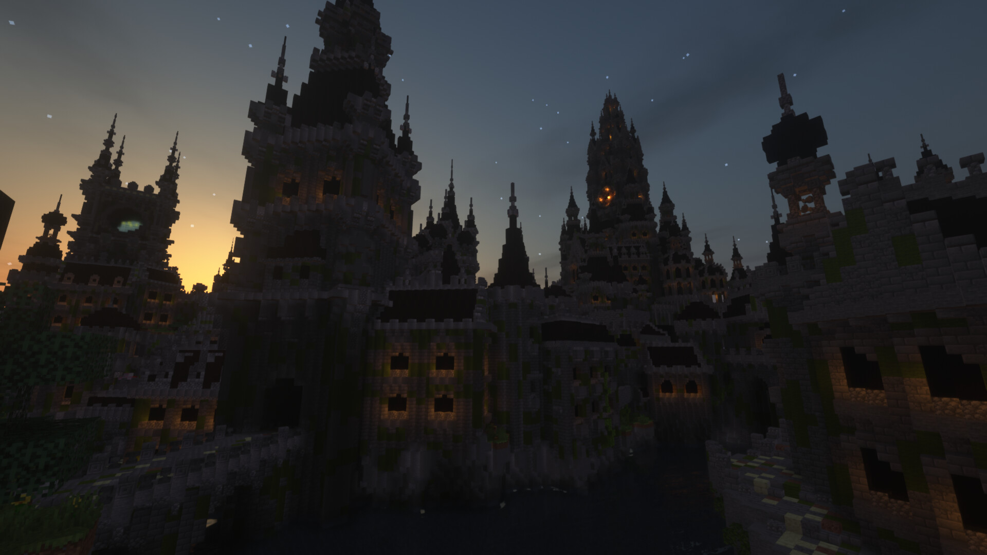 The Damned City / Medieval Gothic City Minecraft Map