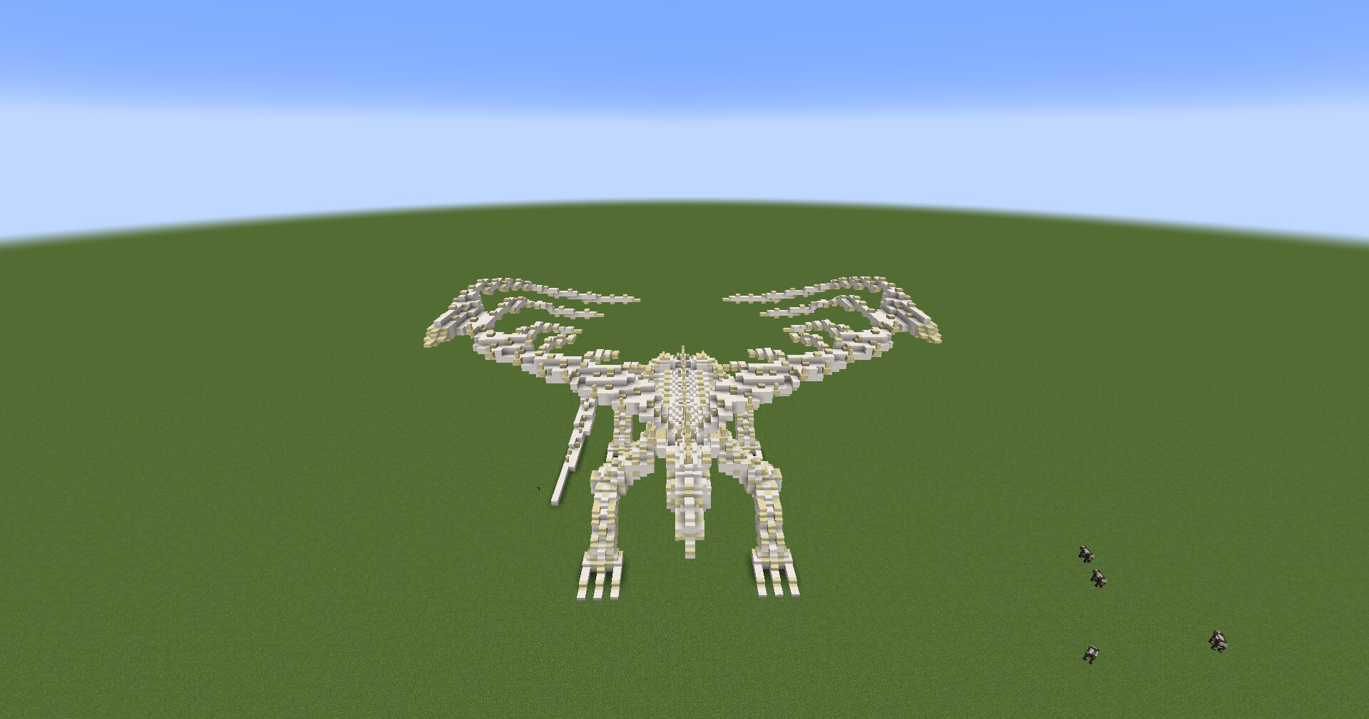 Desert Skeleton Dragon Minecraft Map