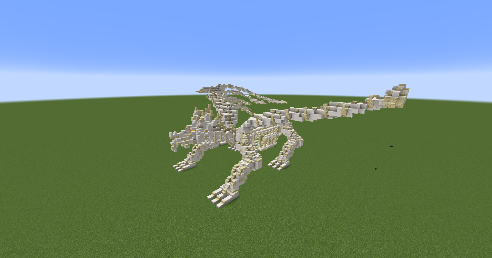 Desert Skeleton Dragon Minecraft Map