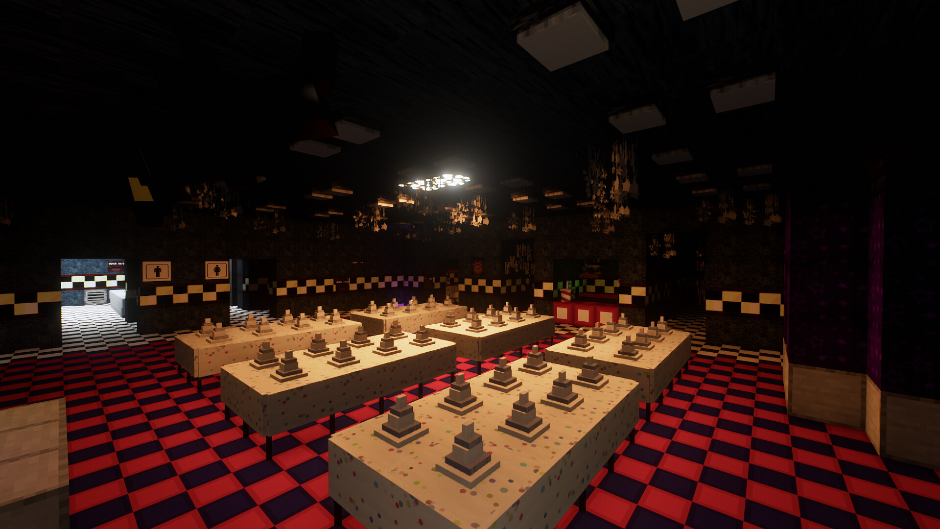 Fnaf Untangled - Ray Tracing Java Edition Minecraft Map