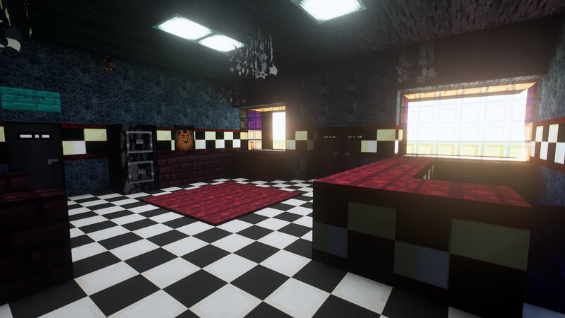 Fnaf Untangled - Ray Tracing Java Edition Minecraft Map