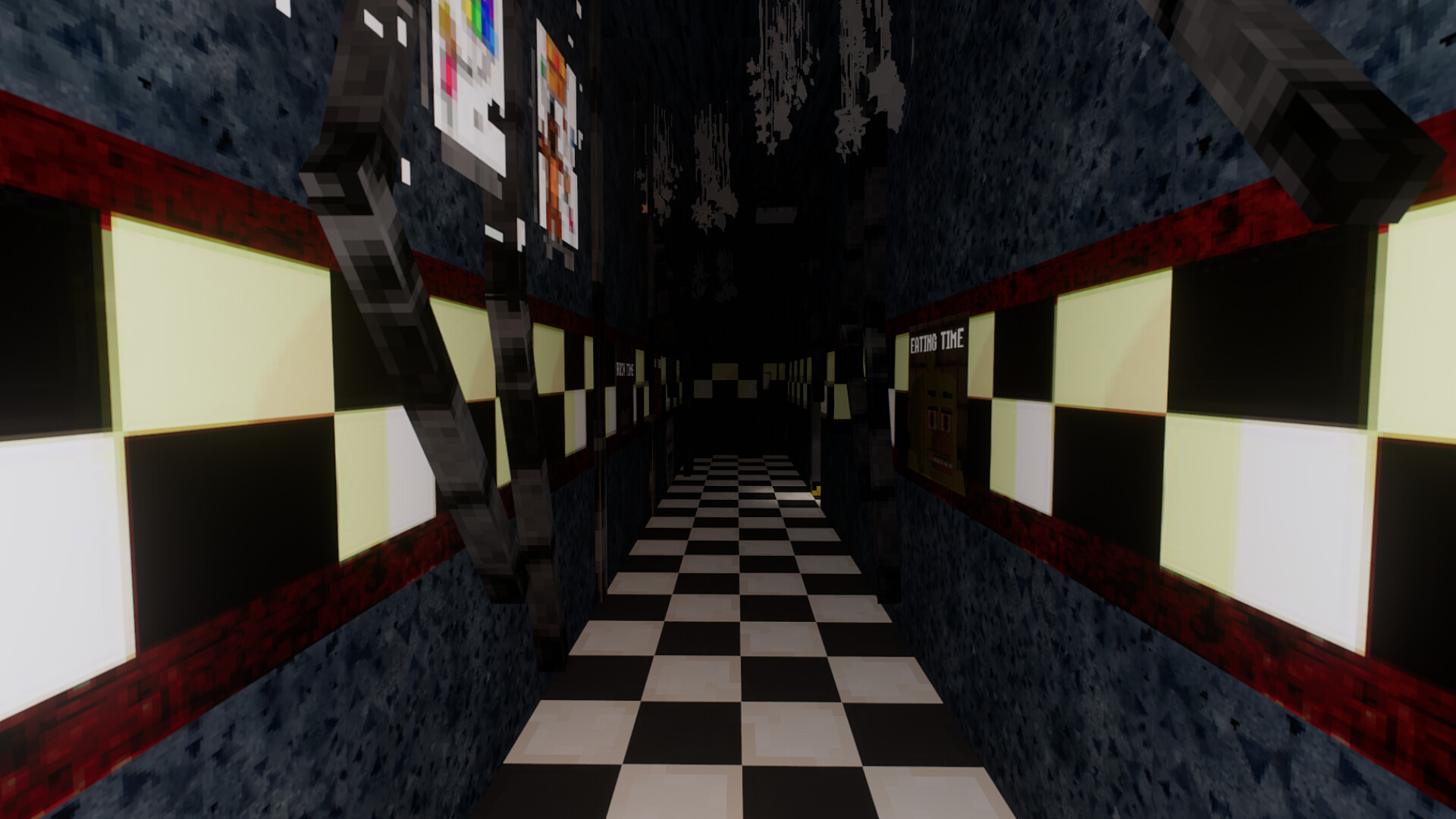 Fnaf Untangled - Ray Tracing Java Edition Minecraft Map