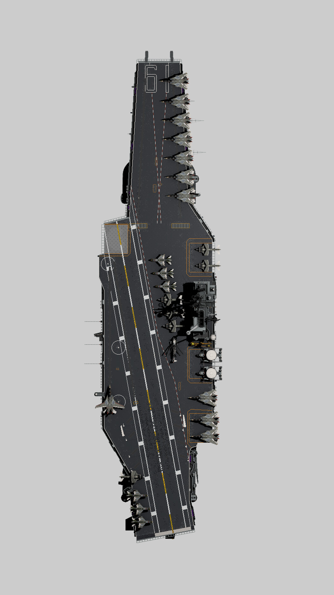 USS Ranger CV-61 (4:1 scale) Minecraft Map
