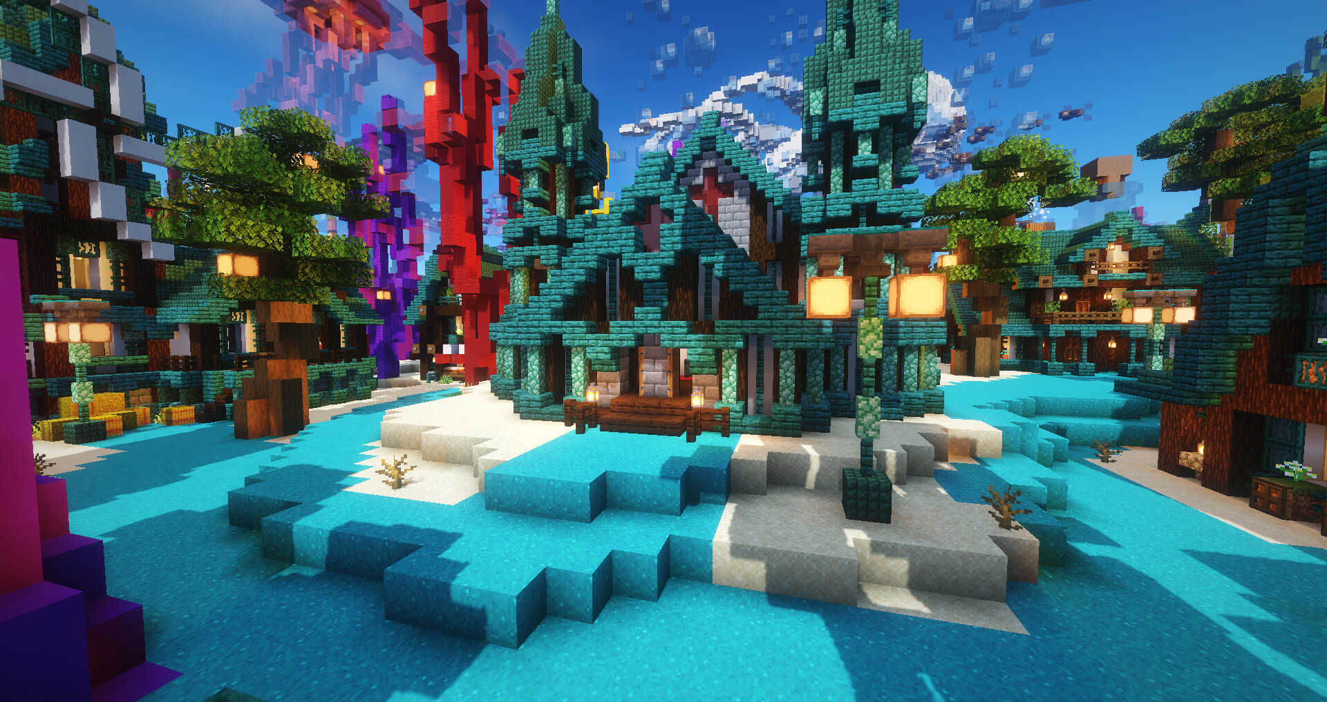 [SpawnXPvP] Mystery Ocean 🌊 [400x400] ⭐ [Maps/Schematic] ⭐ [1.16x ...