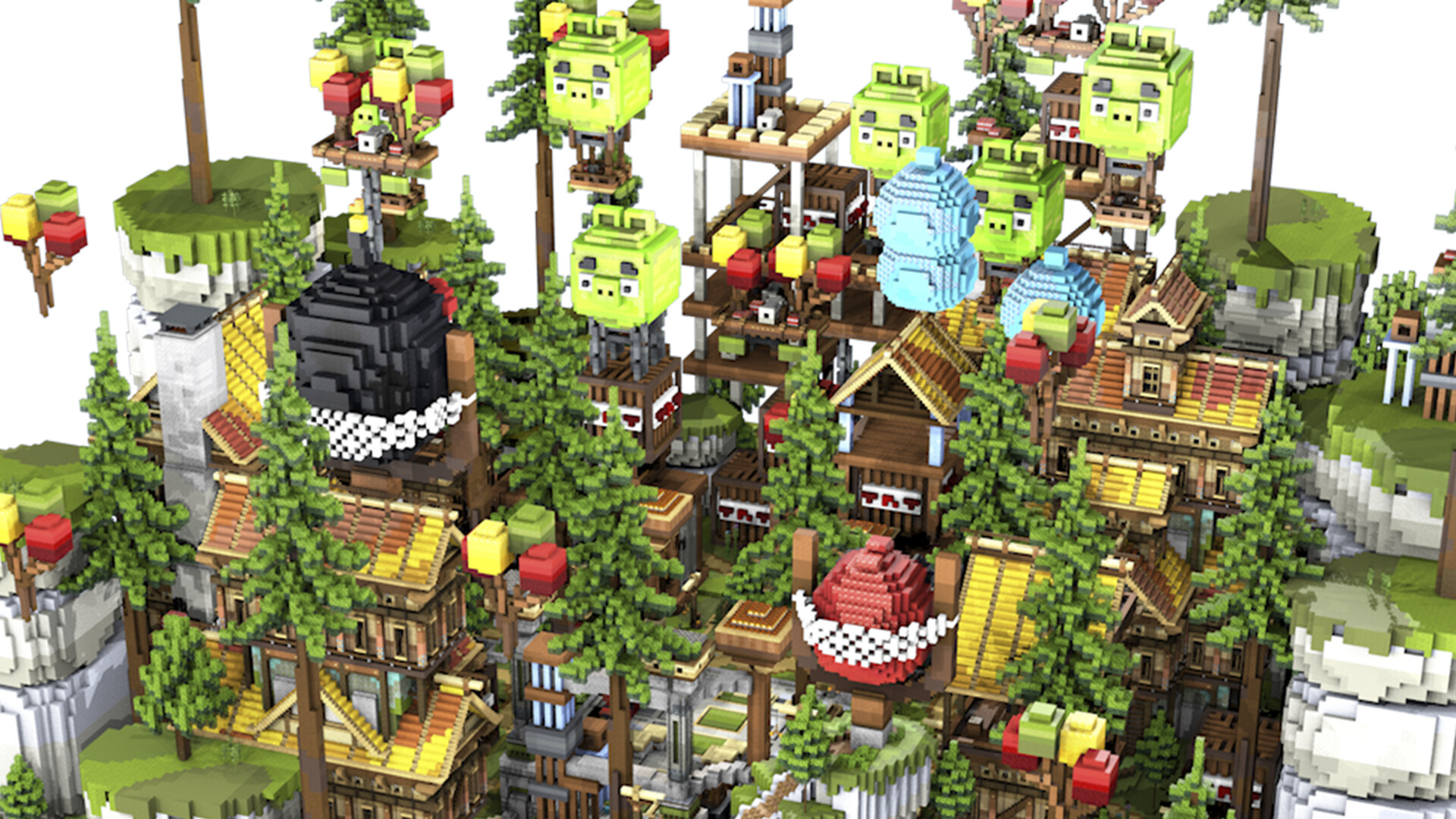 Angry Birds Hub Minecraft Map