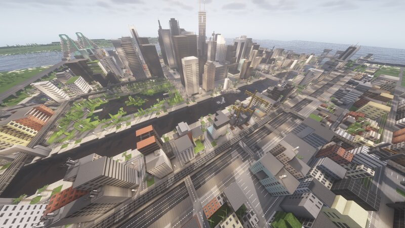 City of goldlika (Minecraft mini city) WIP Minecraft Map