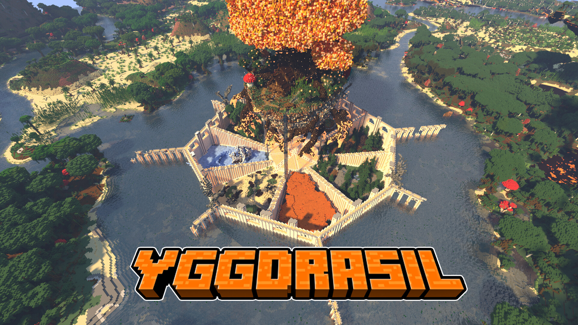 Yggdrasil [World Map Download] 2000 x 2000 Minecraft Map