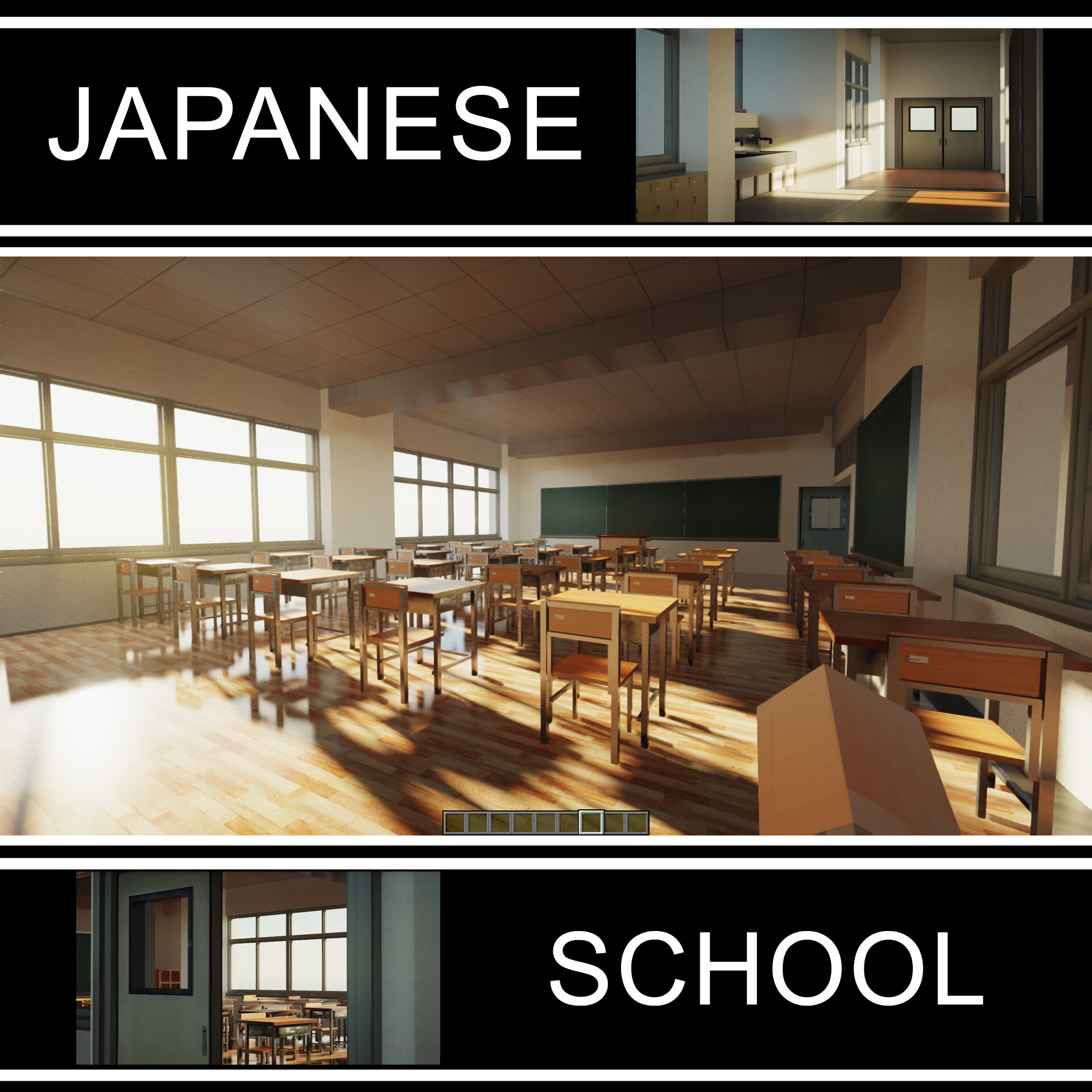 Japanese School 】 Minecraft Map