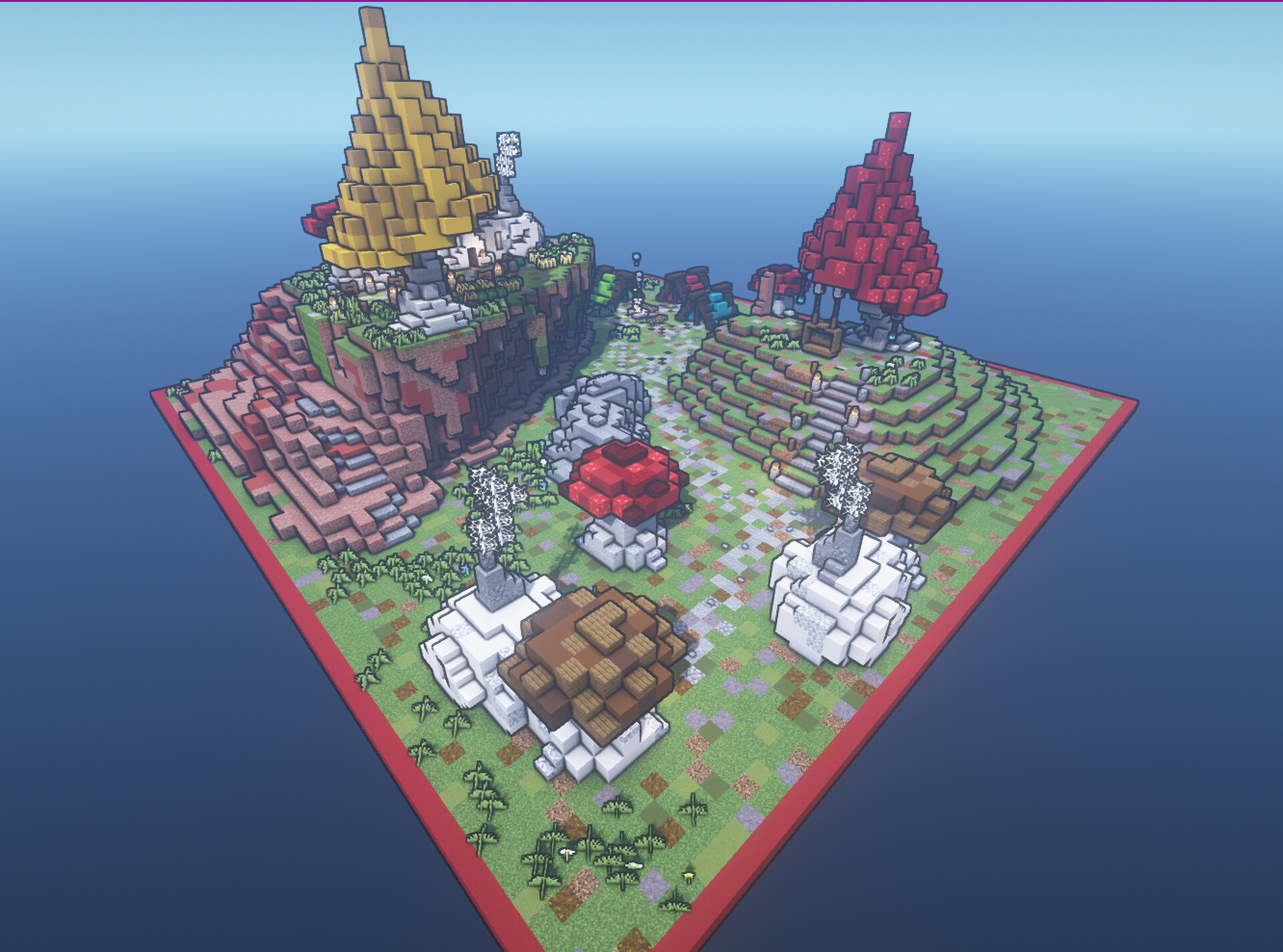 [Spawn] » Mushroom Village 75x75 Minecraft Map