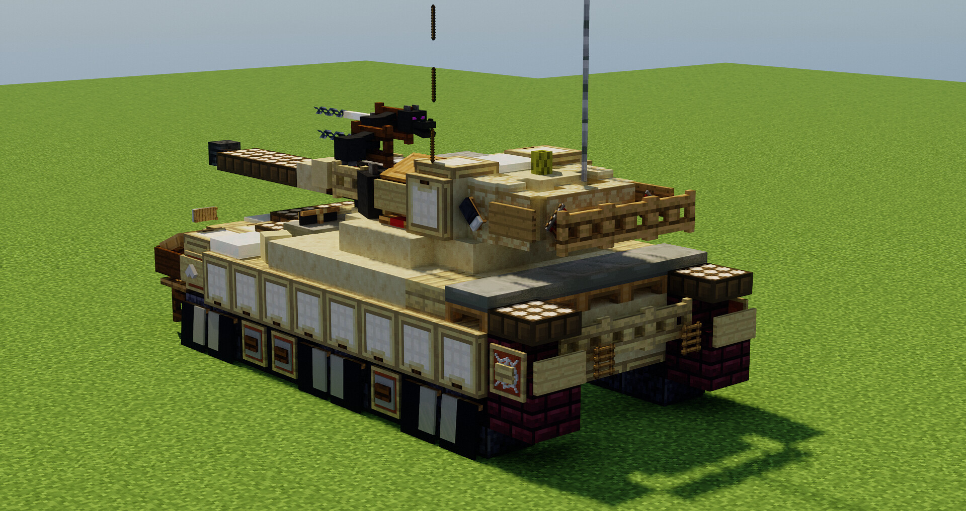 Merkava Mk. 1 (1.5:1 Scale) Minecraft Map