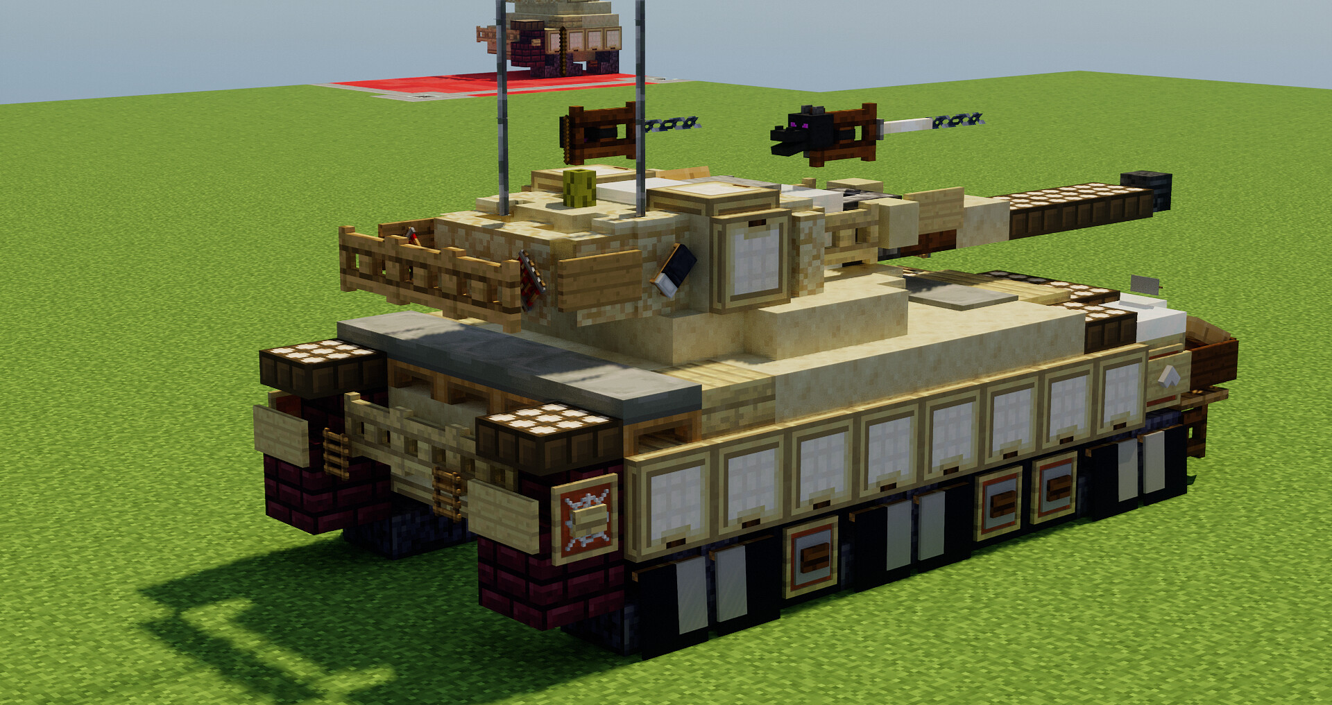 Merkava Mk. 1 (1.5:1 Scale) Minecraft Map