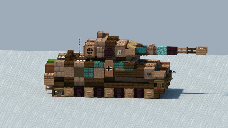 Panzer VI, Tiger I, Tank [With Download] Minecraft Map