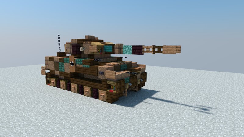 Panzer VI, Tiger I, Tank [With Download] Minecraft Map