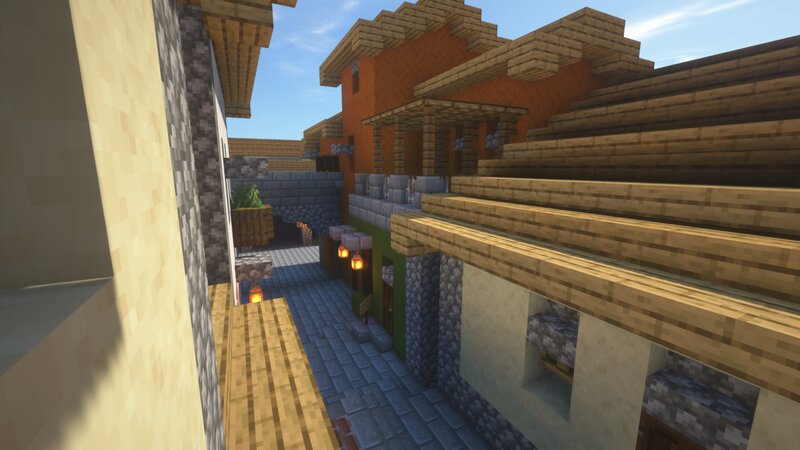 Inferno Map from CS:GO Minecraft Map