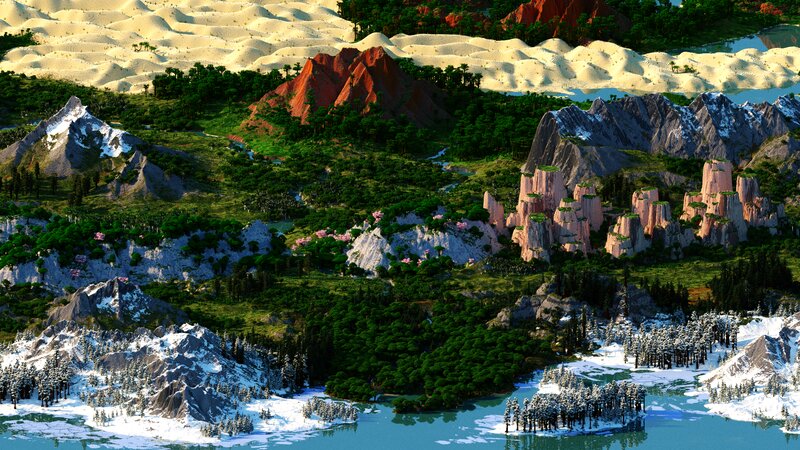 Grezis - 8000x8000 | 1.19+ | Landscape & Survival Map | Dungeon ...