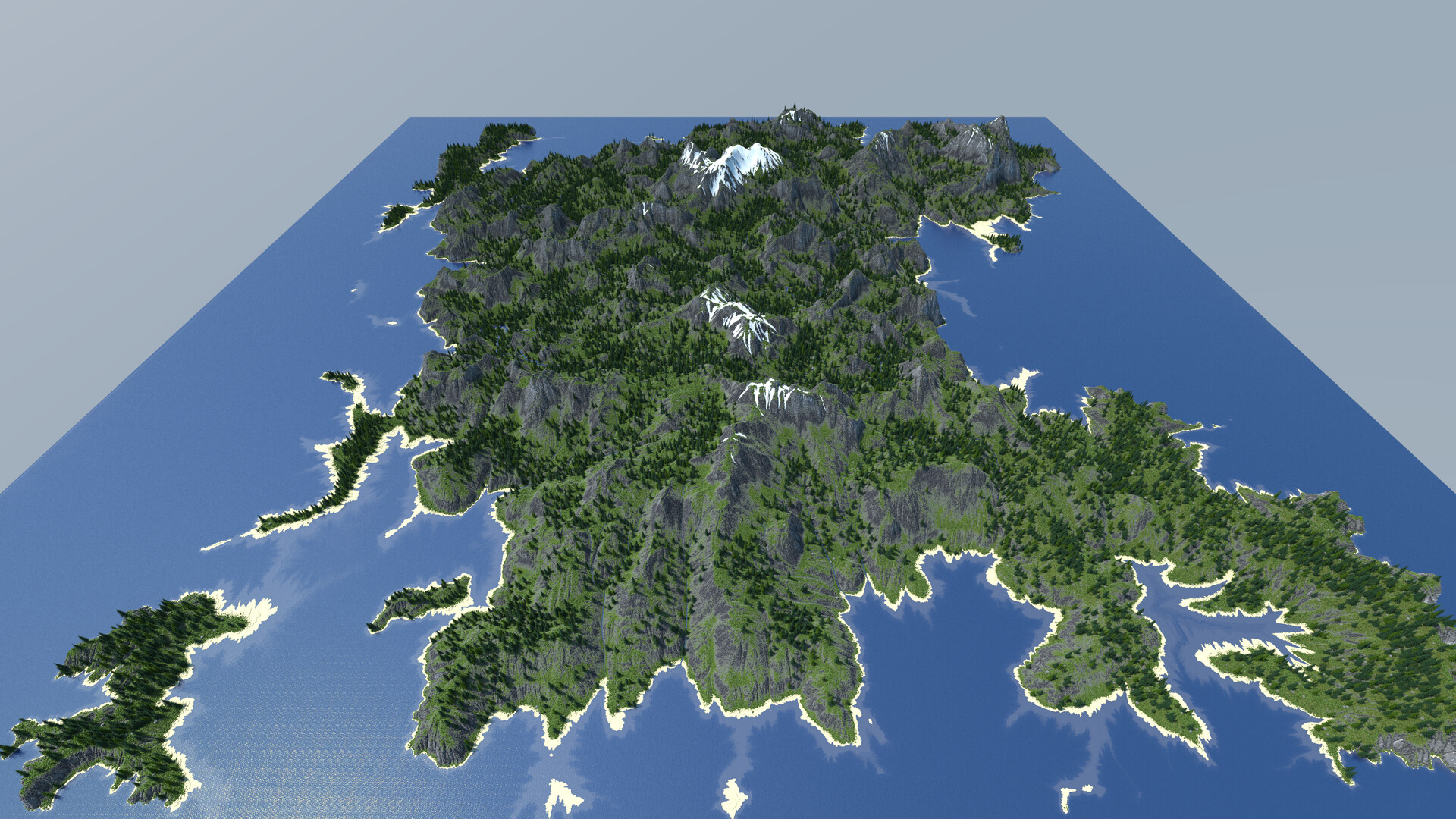 1.18 4000x4000 Terrain Map [Full 384 Height Range] [Free Download ...