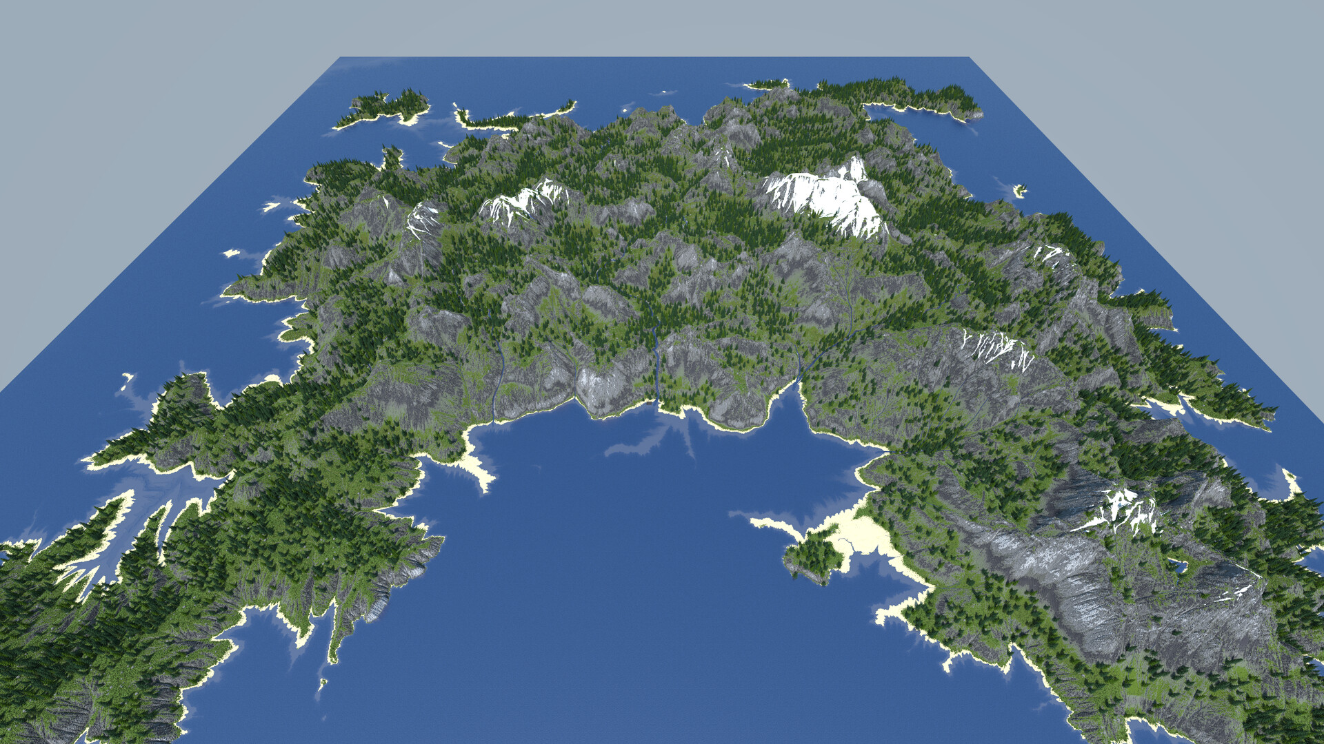 1.18 4000x4000 Terrain Map [Full 384 Height Range] [Free Download ...