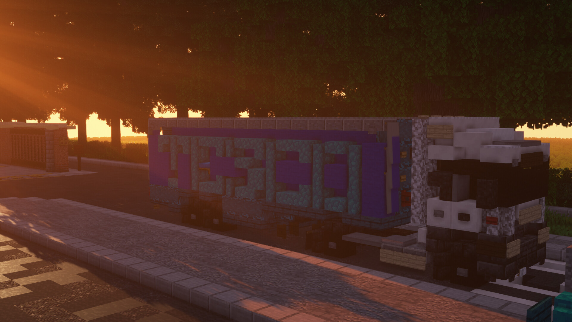 Tesco Mercedes Actros Minecraft Map