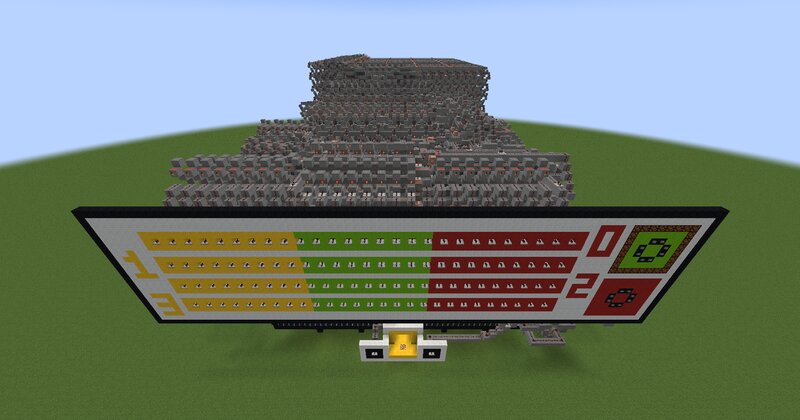 Computer Created of Redstone Minecraft Map