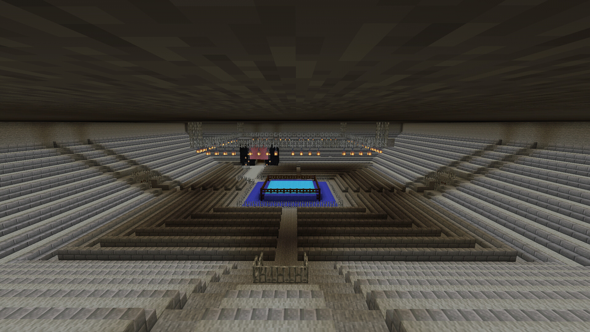 WCW Prime Wrestling 1995 Arena Minecraft Map