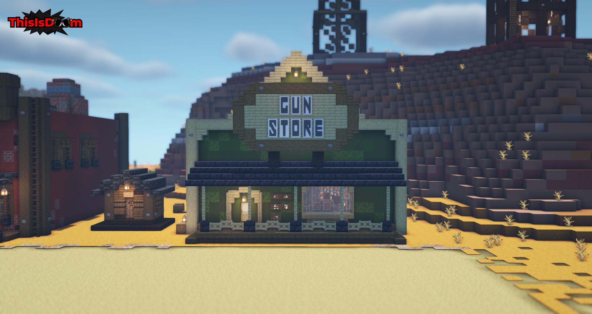 Wild West Gun Store (Build and Litematic) Minecraft Map