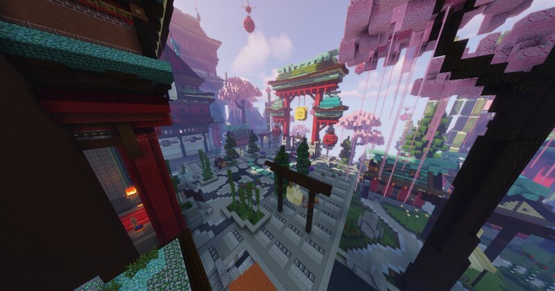Japan Hub Minecraft Map