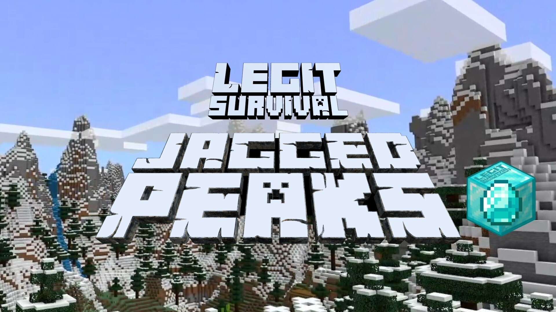 Legit Survival: Jagged Peaks Minecraft Map