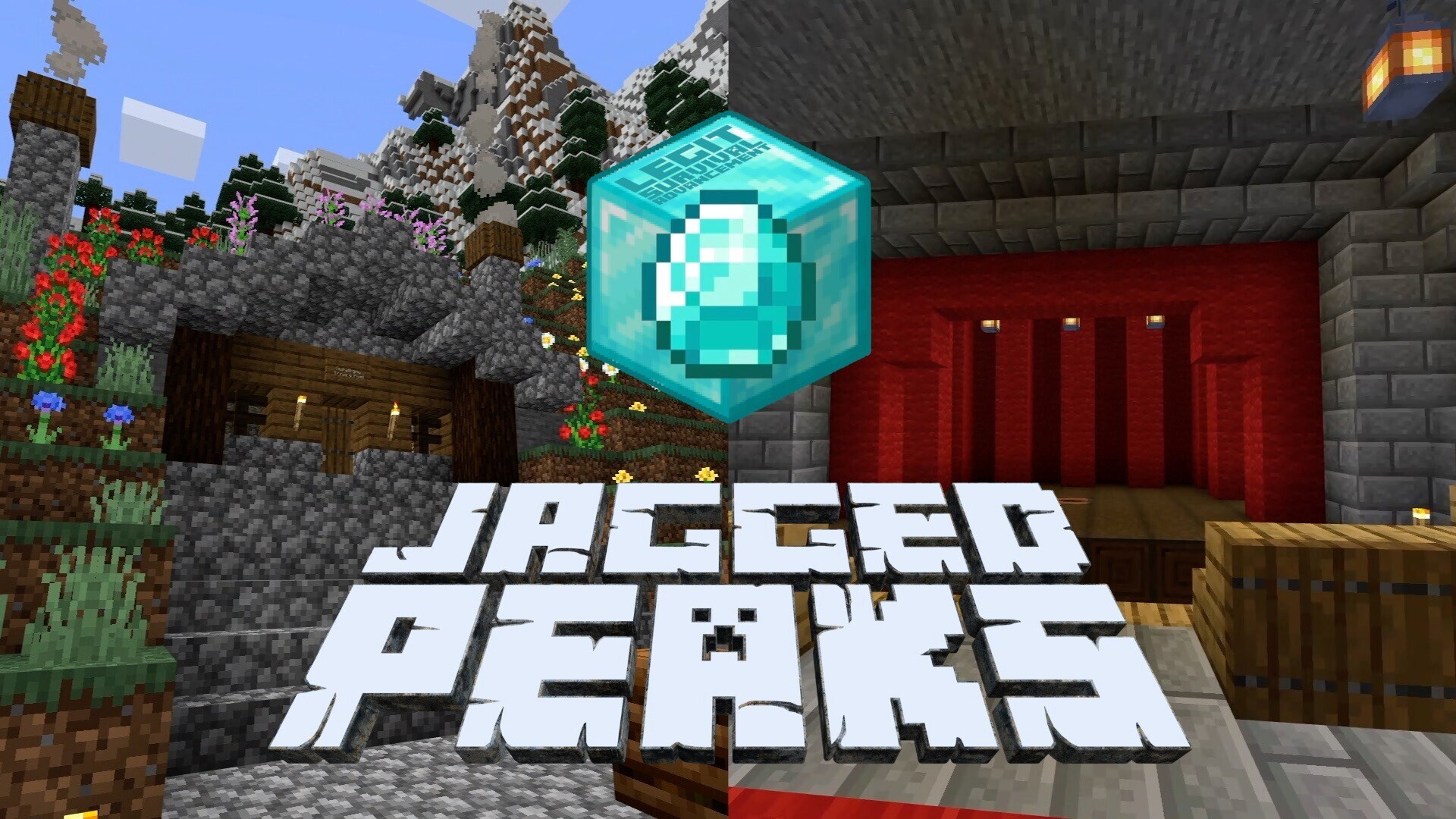 Legit Survival: Jagged Peaks Minecraft Map