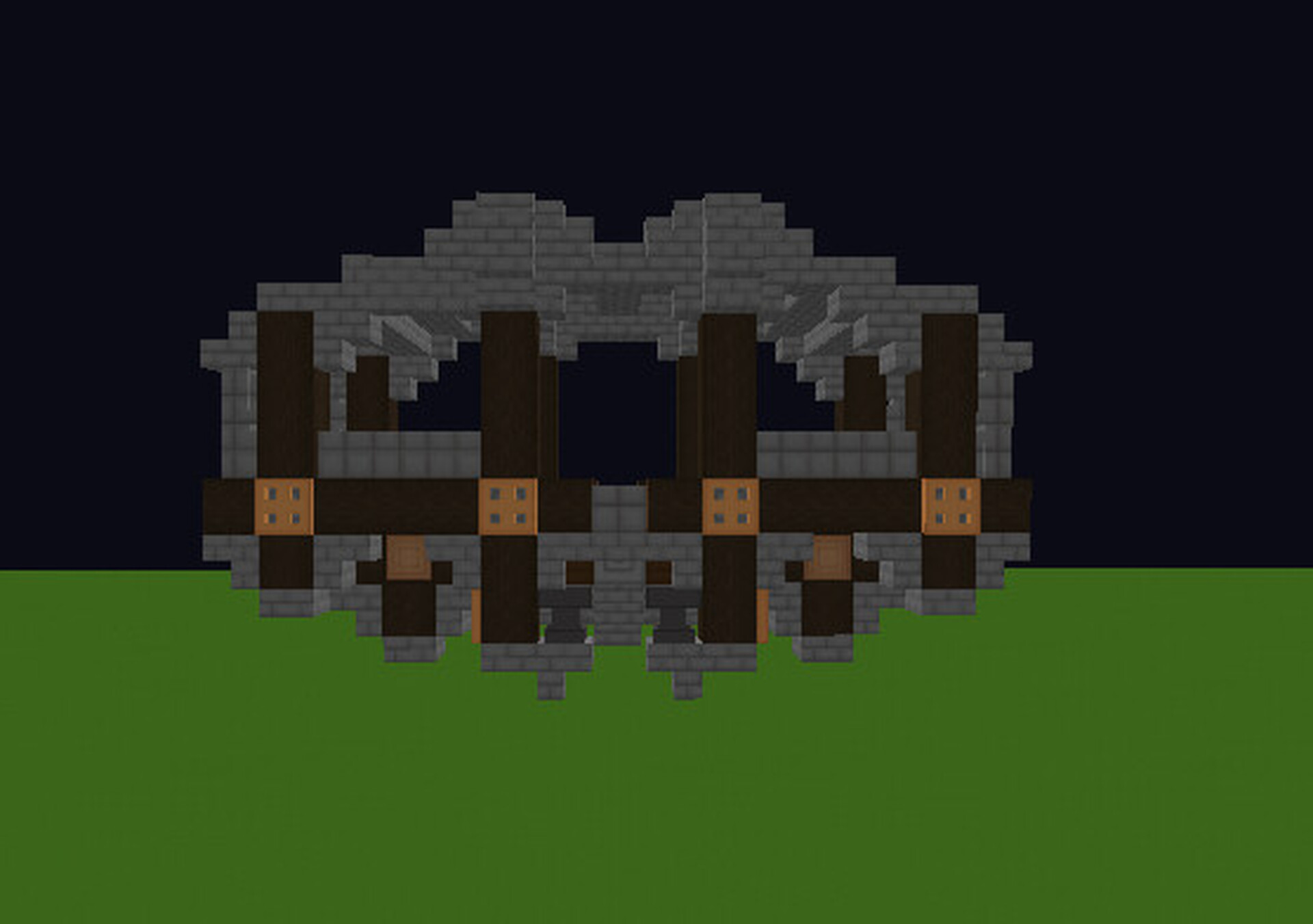 Medieval Theme SkyBlock Bridge Minecraft Map